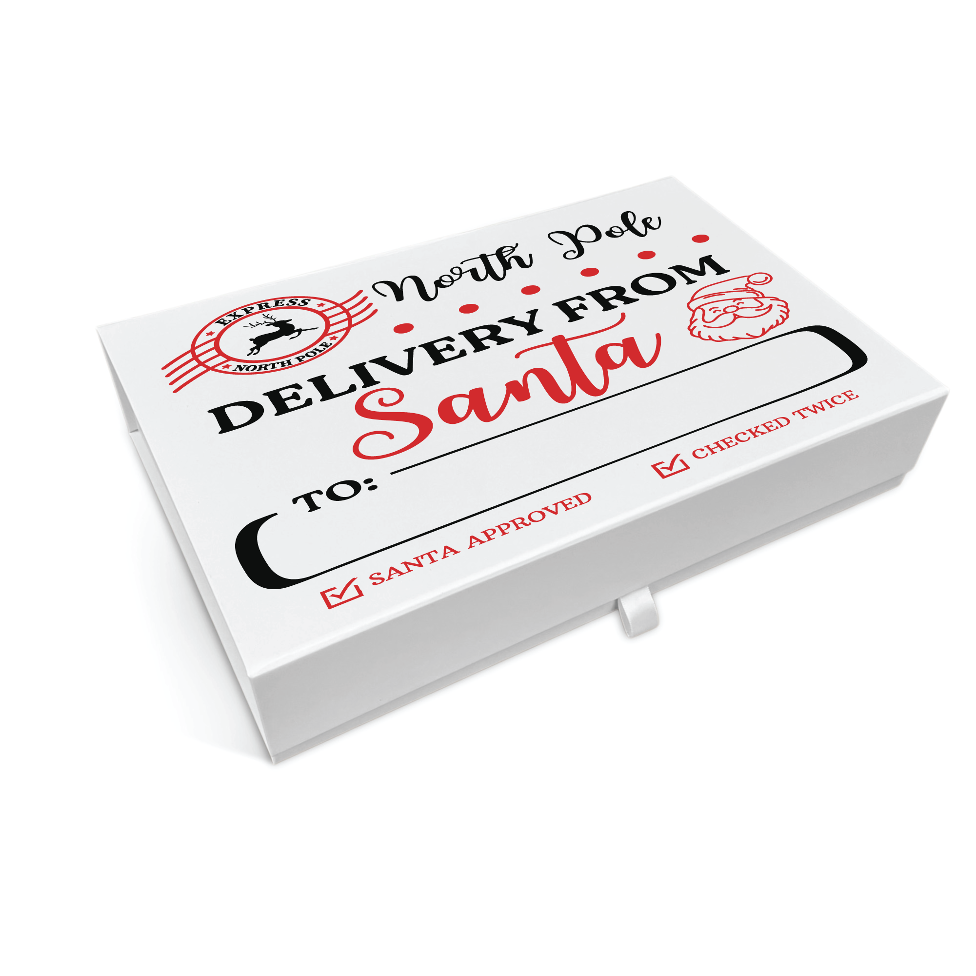 Christmas Gift Box Santa Delivery Design – Cookies and Koalas